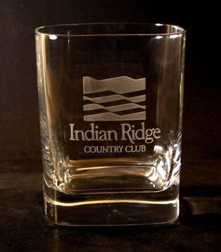 Glasses | Square Double Old Fashioned (Pacific Etched Glass & Crystal)