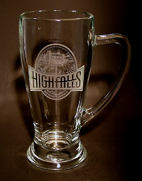 Beer Mugs | Handled Pub Mug (Pacific Etched Glass & Crystal)