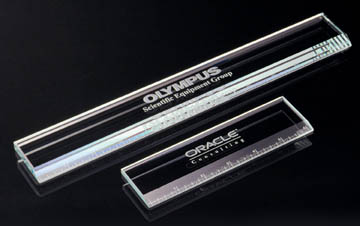 Rulers | Jade Crystal Ruler 12" (Pacific Etched Glass & Crystal)