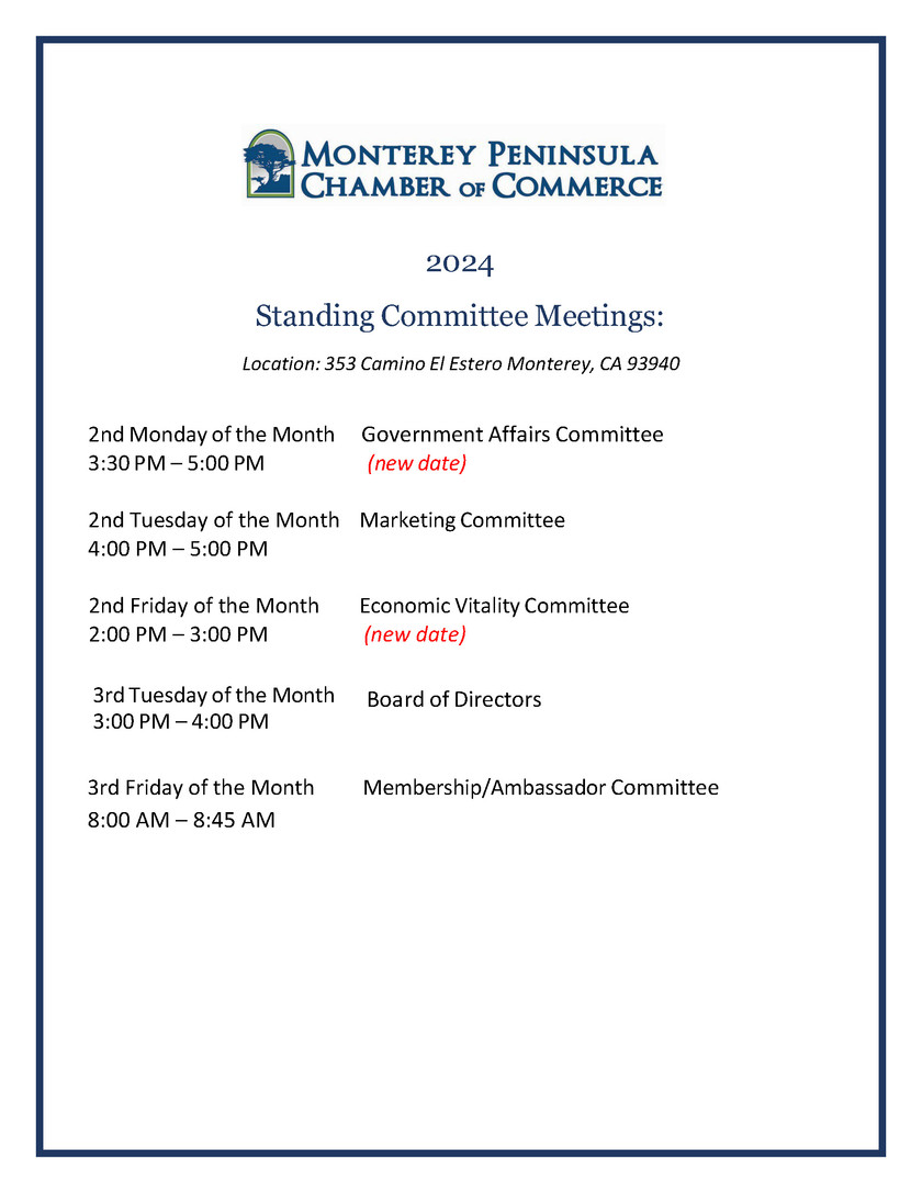 Committees (Monterey Peninsula Chamber of Commerce)
